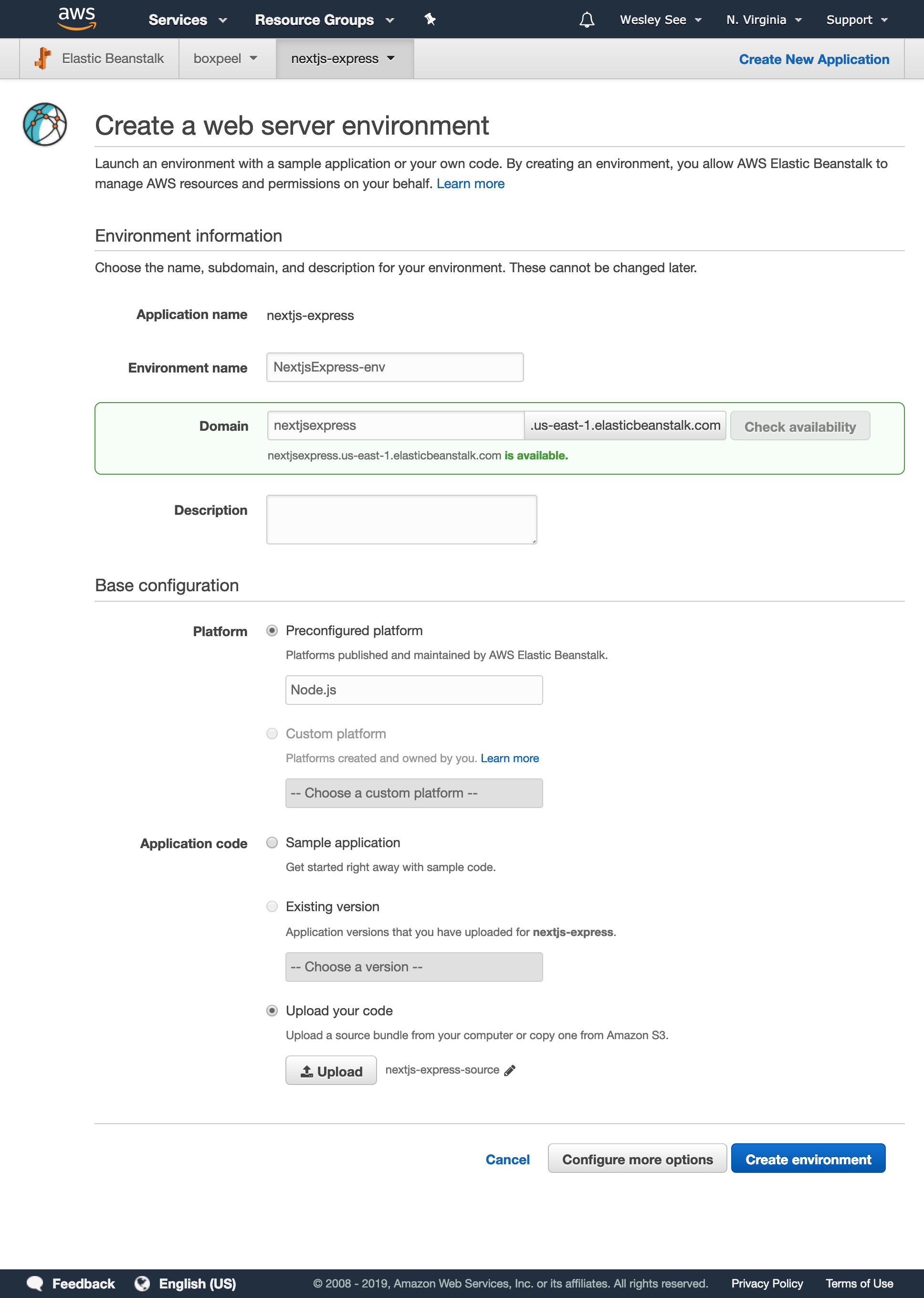 Deploying Next.js with Express on Elastic Beanstalk – seewes